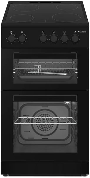 Powerpoint Double Cavity Cooker with Hob 50cm Black - 61052 – Dermot ...