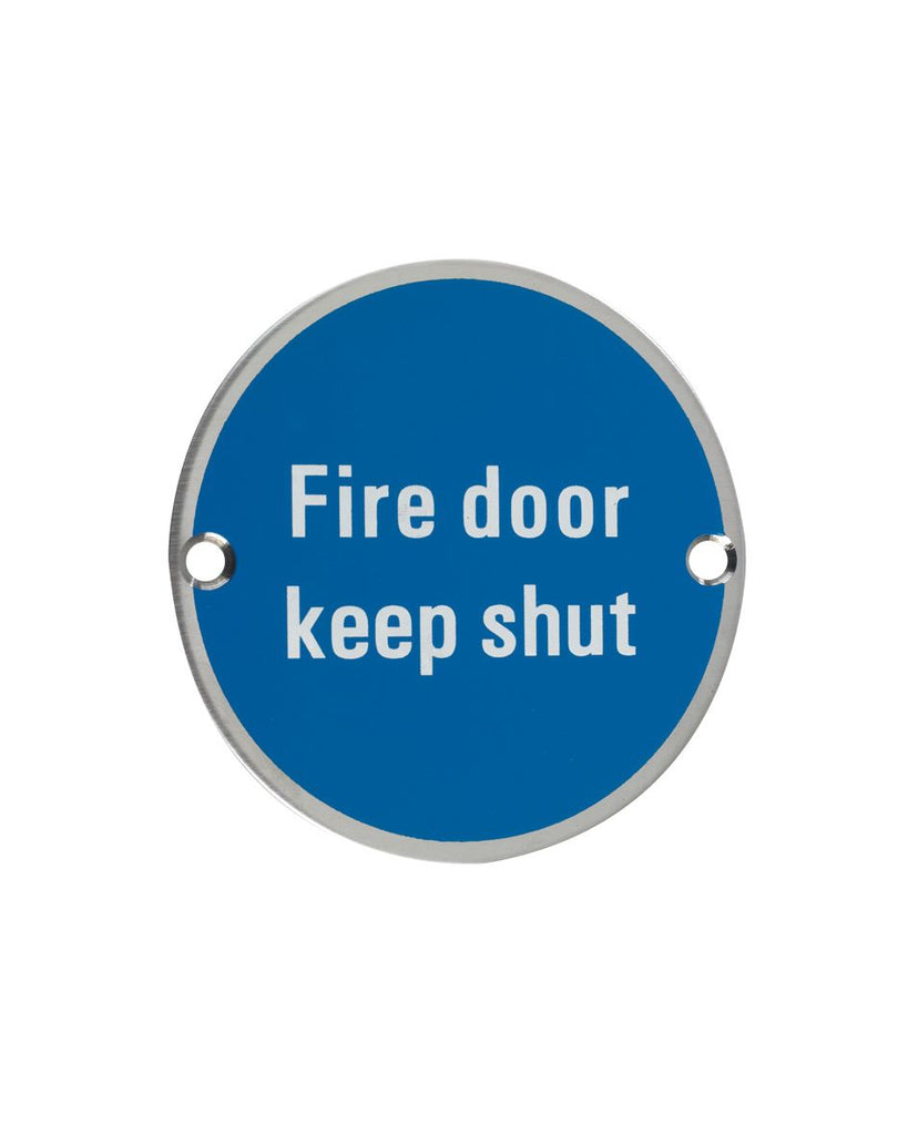 Stanza Fire Door Keep Shut Door Sign – Dermot Kehoe Supply & DIY Homevalue