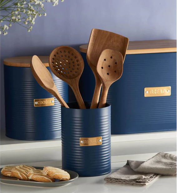 Typhoon Otto Navy Bread Bin - 644846 – Dermot Kehoe Supply & DIY Homevalue